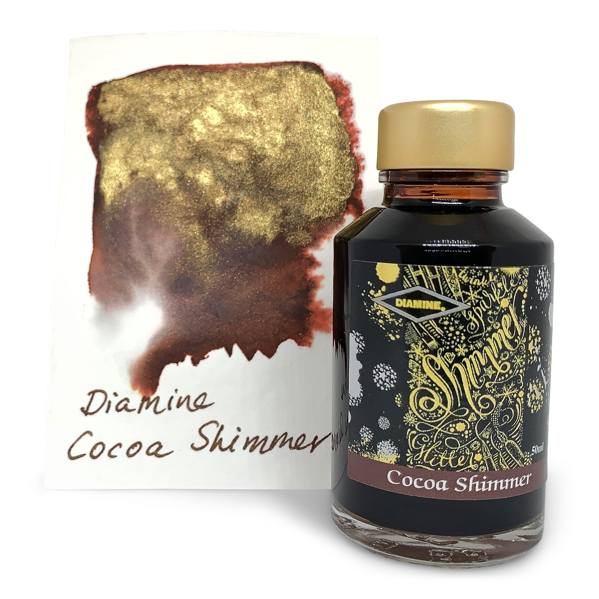 Diamine Cocoa Shimmer - Shimmer Ink – ink'd Pens